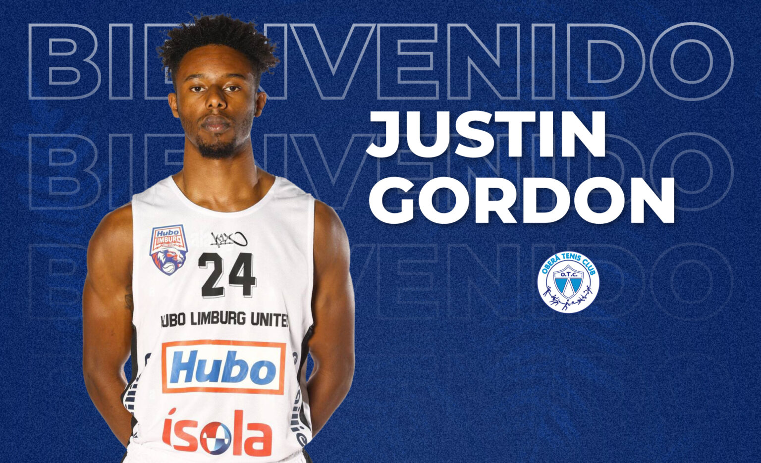 Justin Gordon, la última ficha del Celeste - Oberá Tenis Club